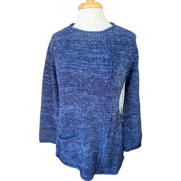 Habitat | Sweaters | New Habitat Tweedy Chenille Sweater In Blue | Poshmark